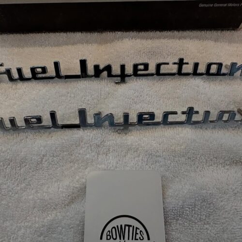 BUY 1957 Chevy Fuel Injection Emblems | Bel Air Fender Badges