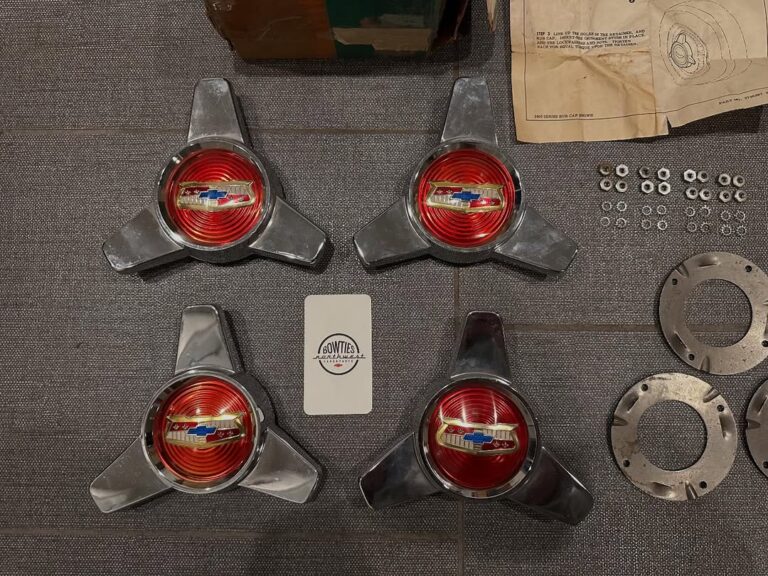BUY 1957-1958 Chevy Hubcap Spinners | Bel Air & Impala NOS