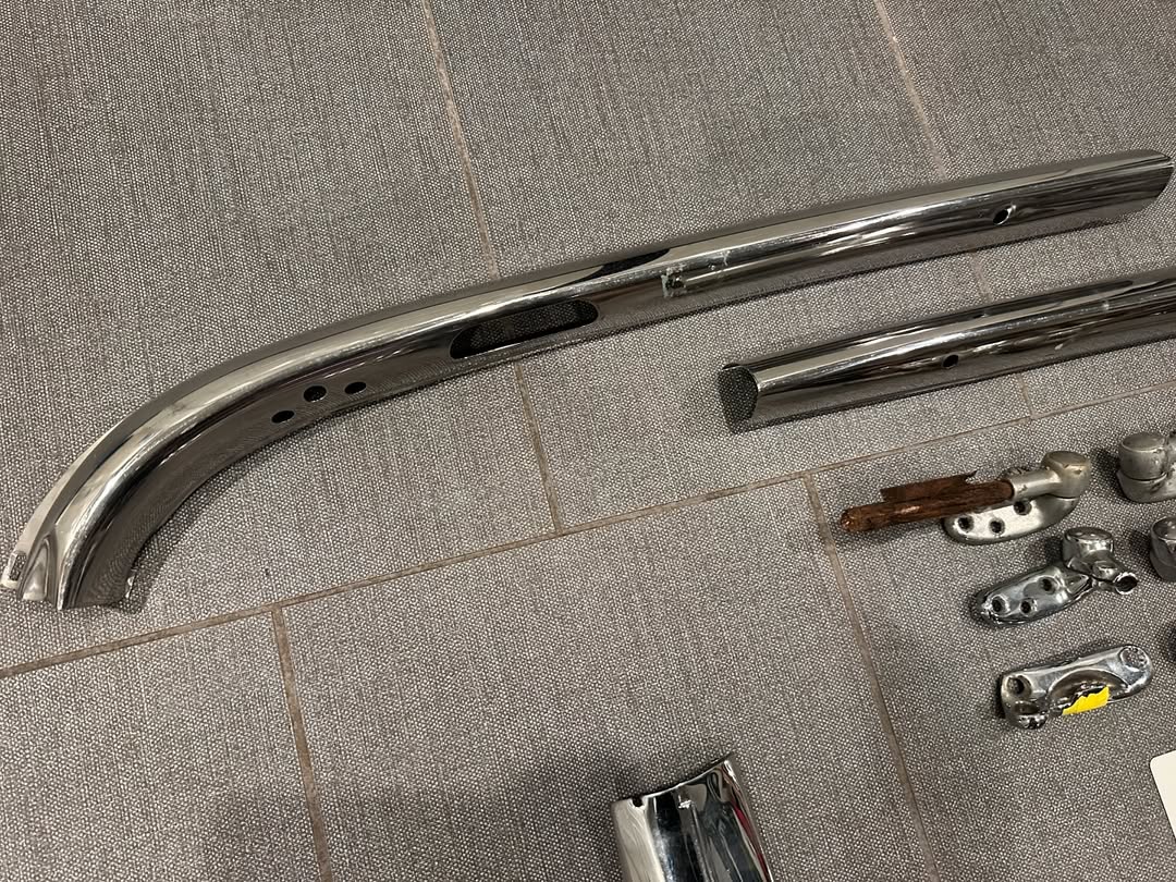 1958 Chevy Impala Convertible Interior Set - Windshield Trim